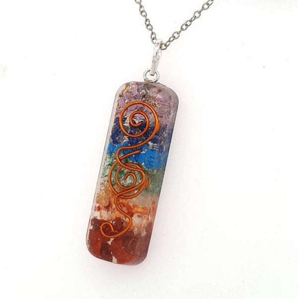 Orgone chakra necklace store