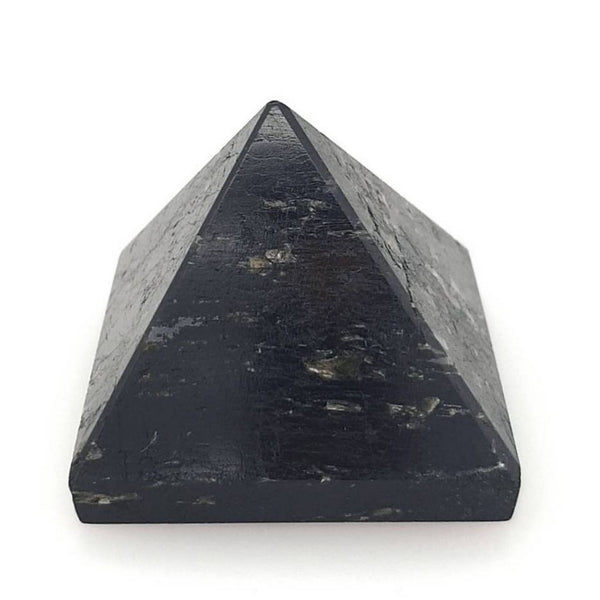 Black Tourmaline Natural Crystal Polished Pyramid | Shop Now - Earth ...
