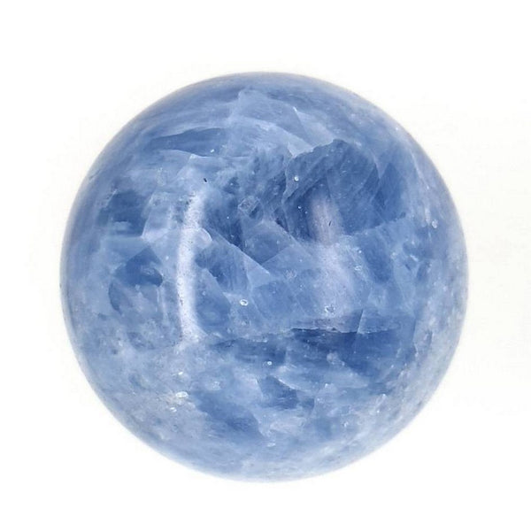 Blue Calcite Sphere Natural Crystal Polished to Perfection - Earth ...