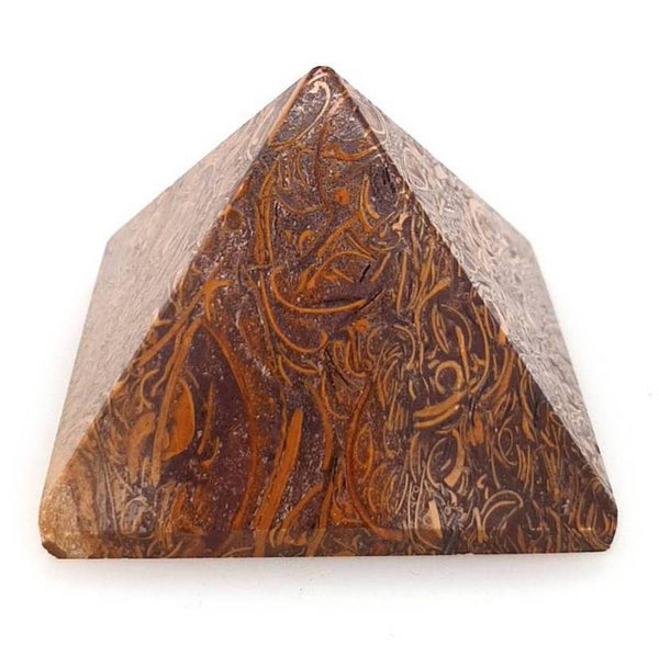 Elephant Skin - Calligraphy Jasper Pyramid | Earth Inspired Gifts