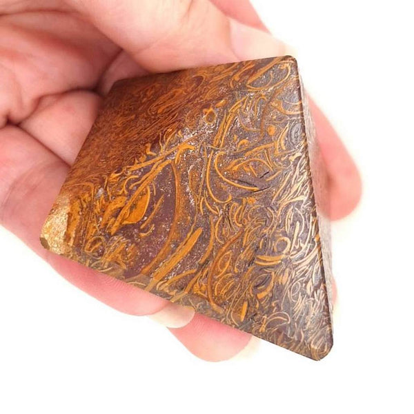 Elephant Skin - Calligraphy Jasper Pyramid | Earth Inspired Gifts