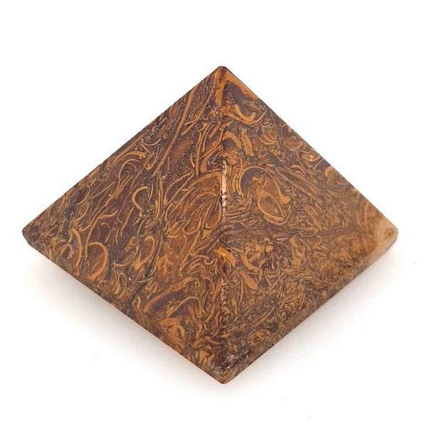 Elephant Skin - Calligraphy Jasper Pyramid | Earth Inspired Gifts