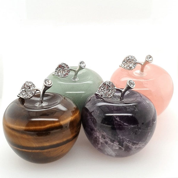 Crystal Gemstone Apples Beautiful Collectibles for Crystal Lovers ...