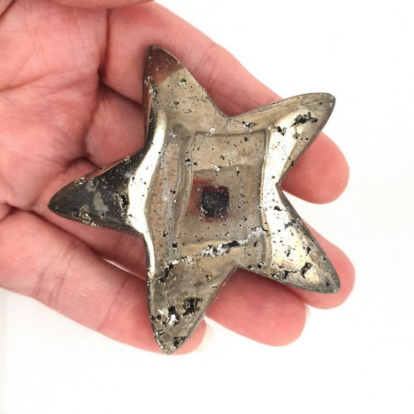 Pyrite Crystal Cluster Star | Pyrite Fools Gold - Earth Inspired Gifts