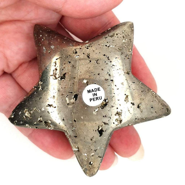 Pyrite Crystal Cluster Star | Pyrite Fools Gold - Earth Inspired Gifts