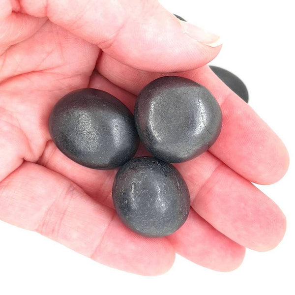 Shungite Tumble Stone Polished Gemstone for EMF Protection - Earth ...