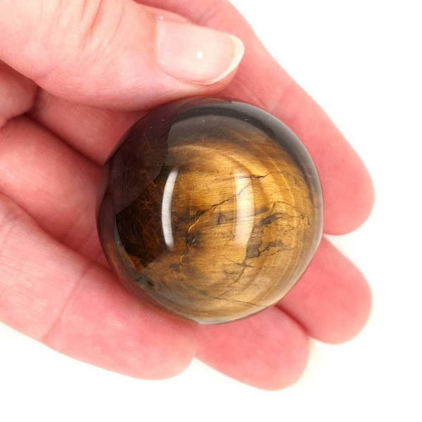 Tiger Eye Sphere Crystal Beautifully Polished - Earth Inspired Gifts