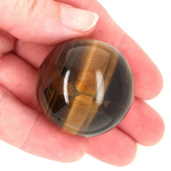 Tiger Eye Sphere Crystal Beautifully Polished - Earth Inspired Gifts