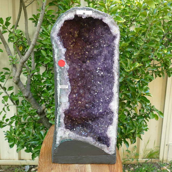 Amethyst Geode Cave with Deep Purple Clusters 28kg - Earth Inspired Gifts