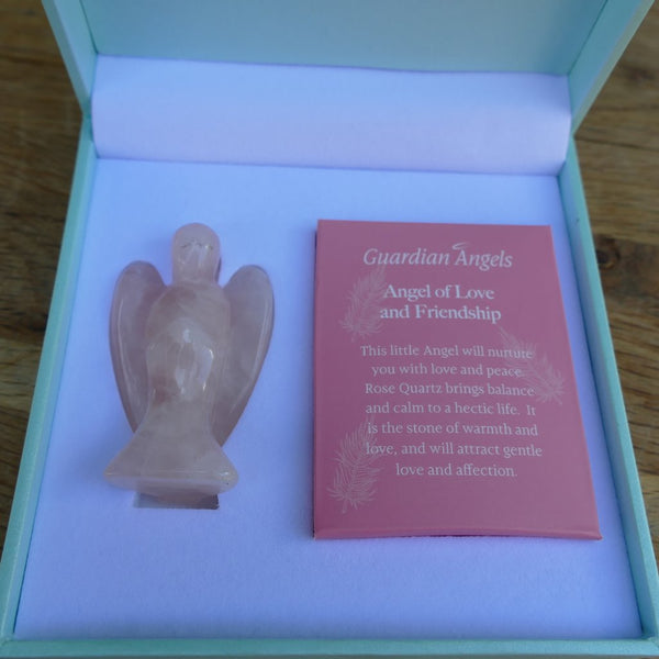 Rose Quartz Guardian Angel - Earth Inspired Gifts